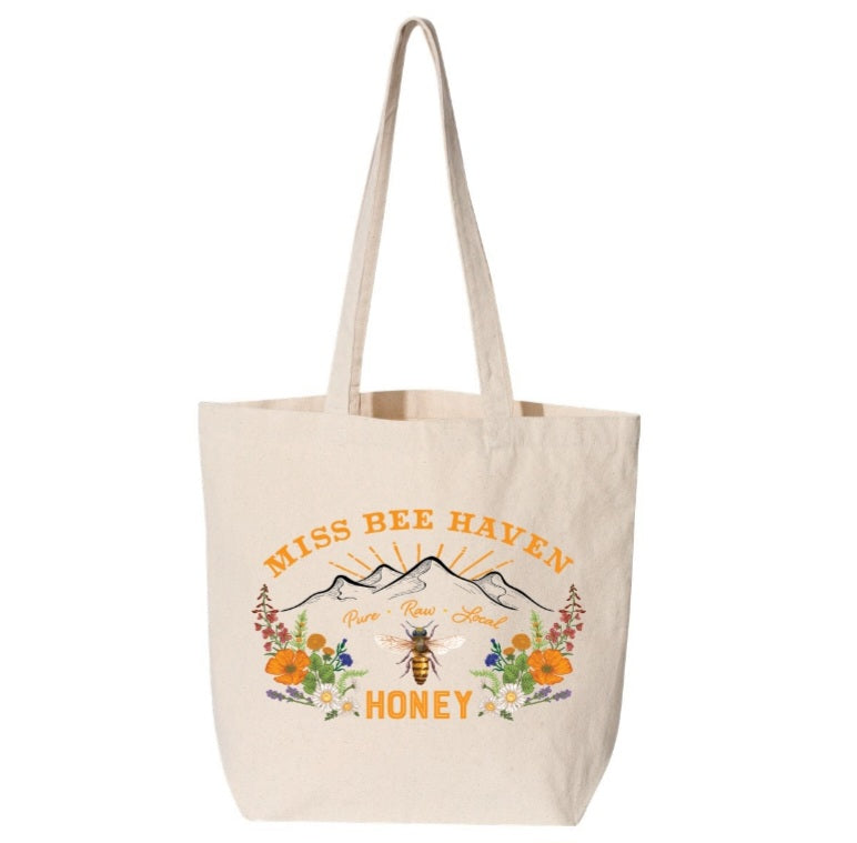 Canvas Tote – Miss Bee Haven